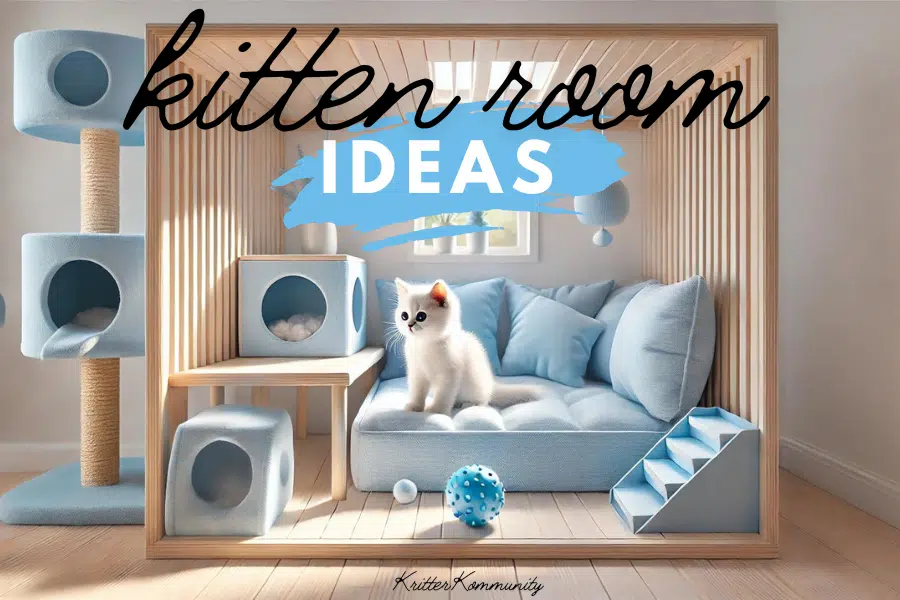 Kitten Room Designs: Step-by-Step Set-Up and Roaming Schedule • Kritter ...